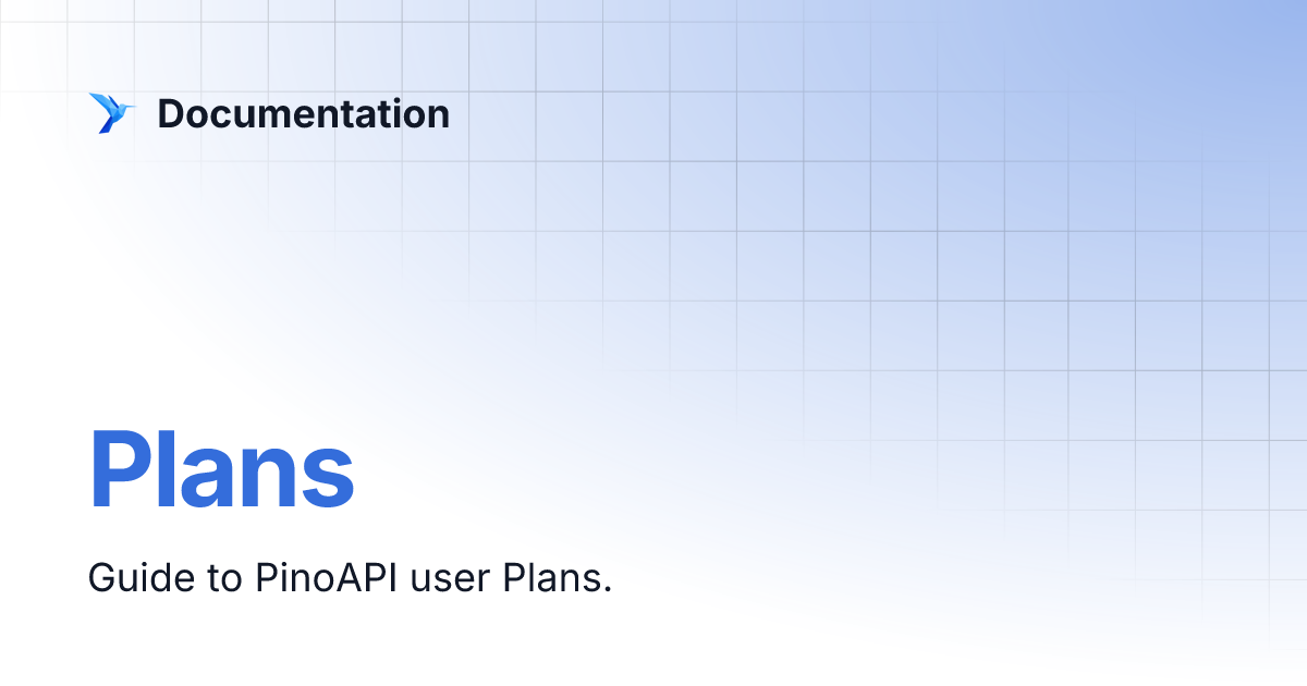 Plans | Documentation